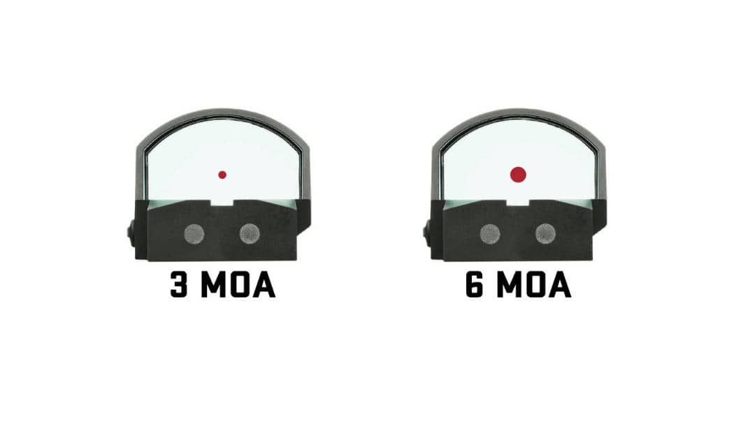 3 MOA & 6 MOA - Red Dot Sights Explained
