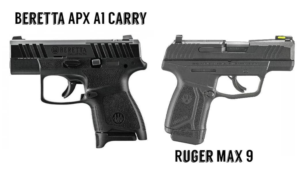 Beretta APX A1 Carry & Ruger Max 9: A Comparison