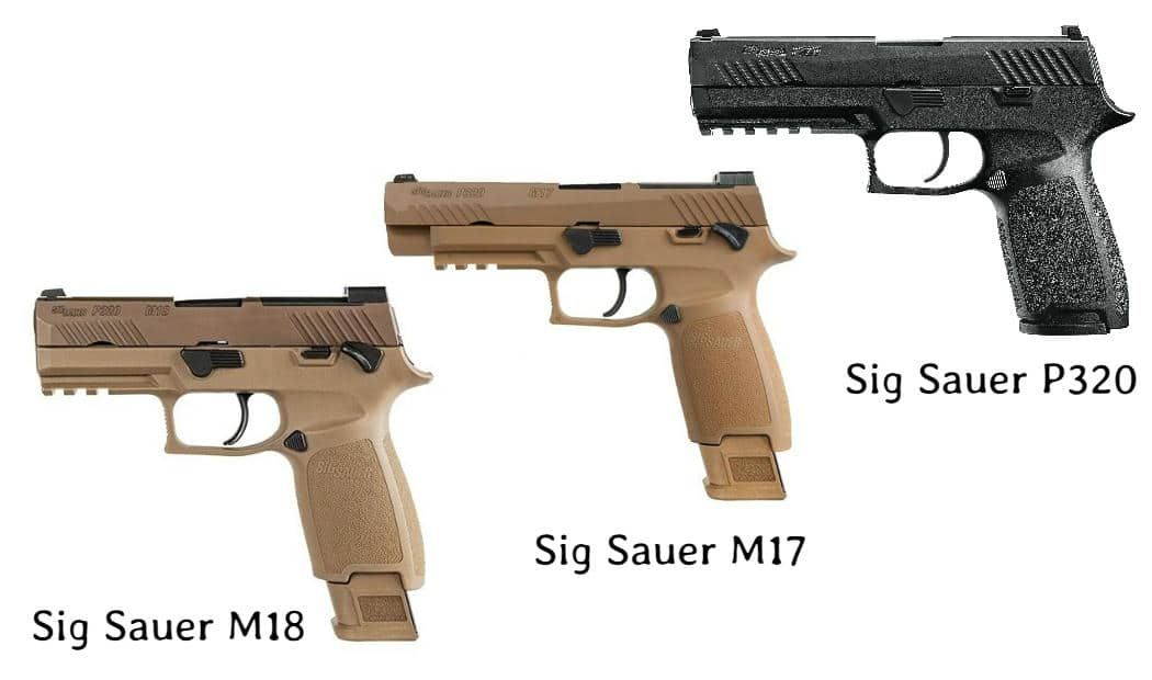 Sig Sauer P320, M17 & M18: What Is The Difference